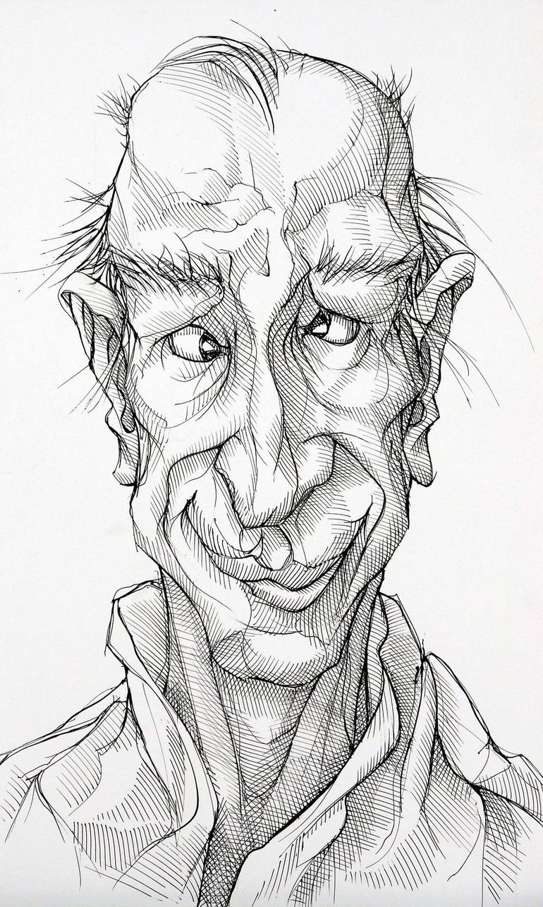 Comic Entertainer Drawing by Hratch Israelian | Saatchi Art