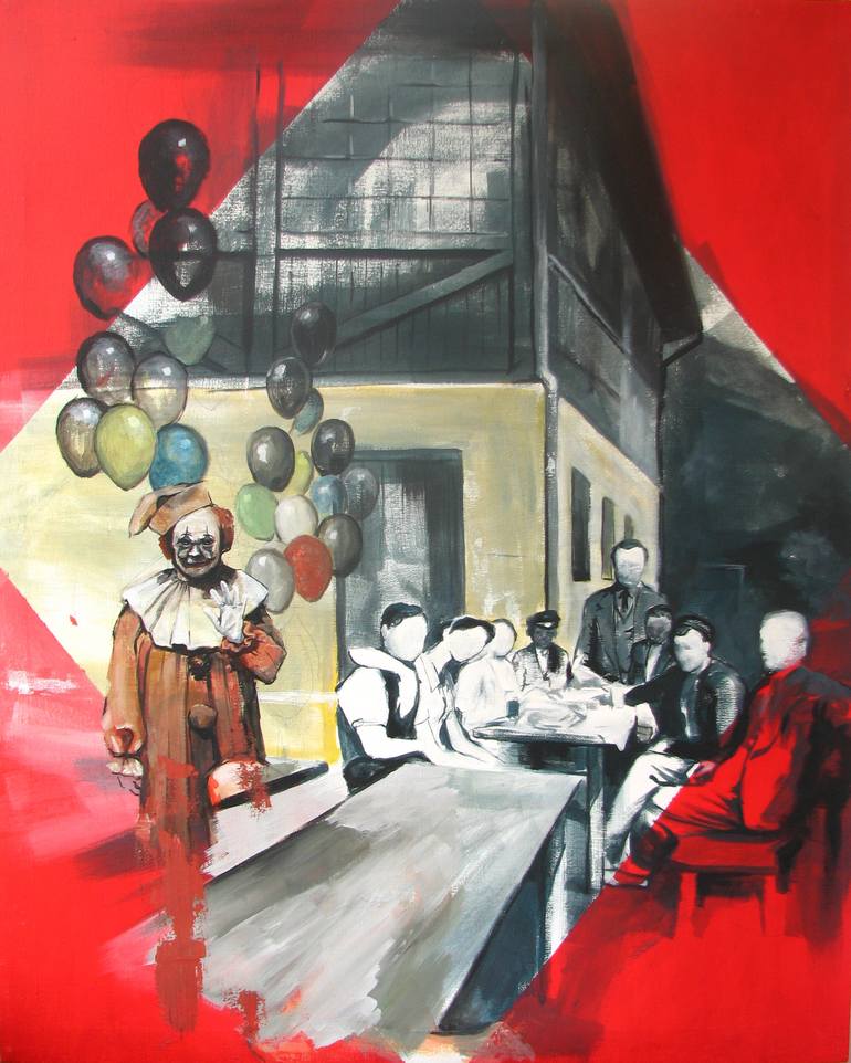 The gathering Painting by Stefan Doru Moscu | Saatchi Art