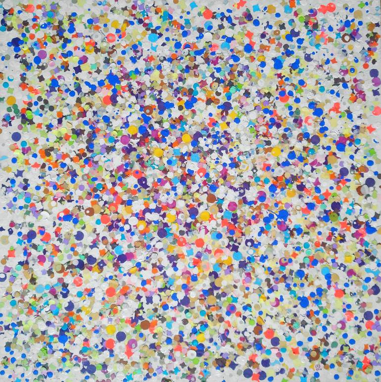 Confetti collage Collage by Medilė ŠIaulytytė | Saatchi Art