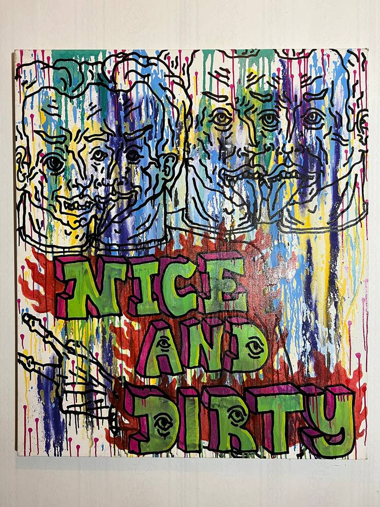NICE AND DIRTY Painting by Galintas LaurišAs | Saatchi Art