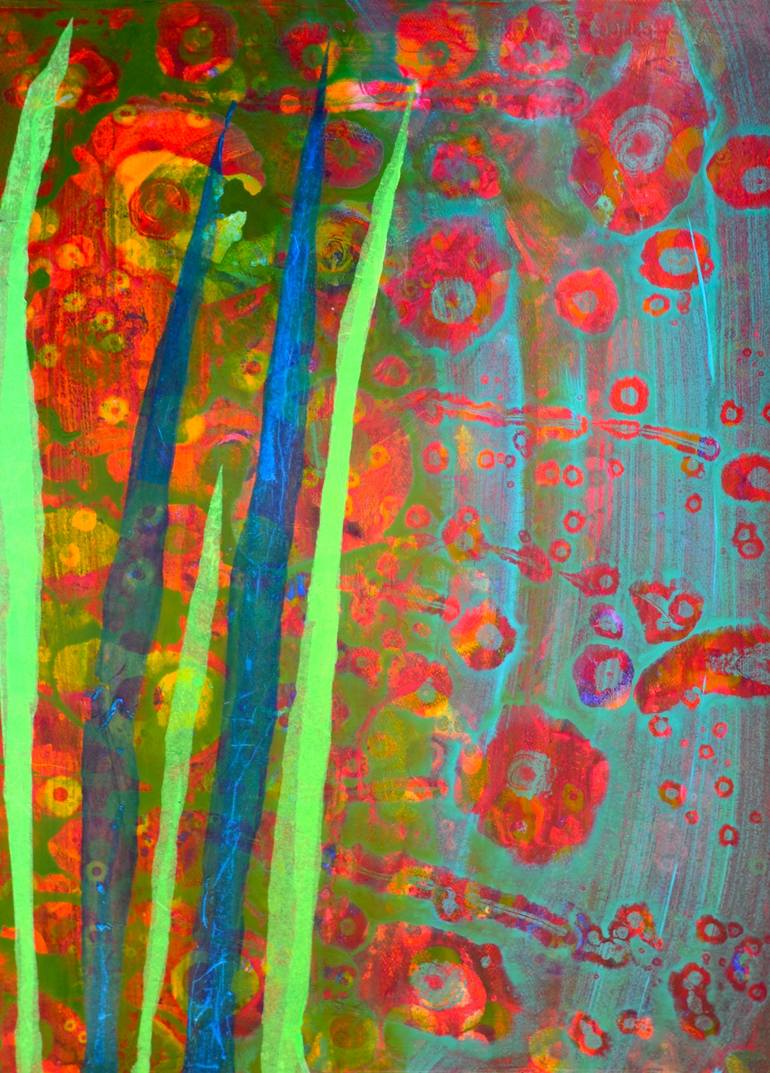 Raku Painting by Deborah Catton | Saatchi Art