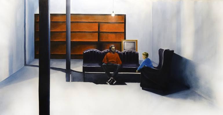 The trinity of the void Painting by PASCAL FESSLER | Saatchi Art