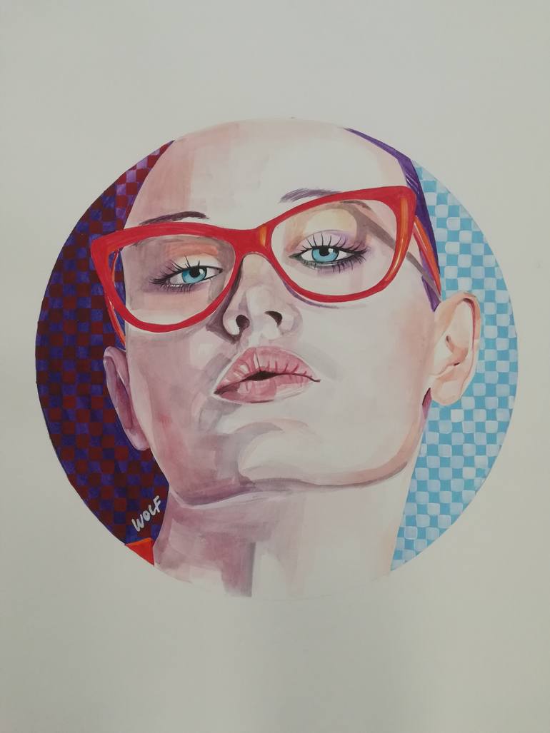 BE Fearless Drawing by Gigi And The Wolf | Saatchi Art