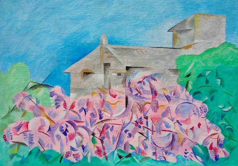 Landscape Appia Painting by Vincenzo Caprioli | Saatchi Art