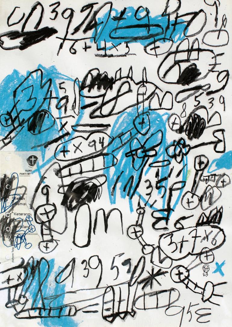 a dialogue of life and soul 6 Drawing by Deny Pribadi | Saatchi Art