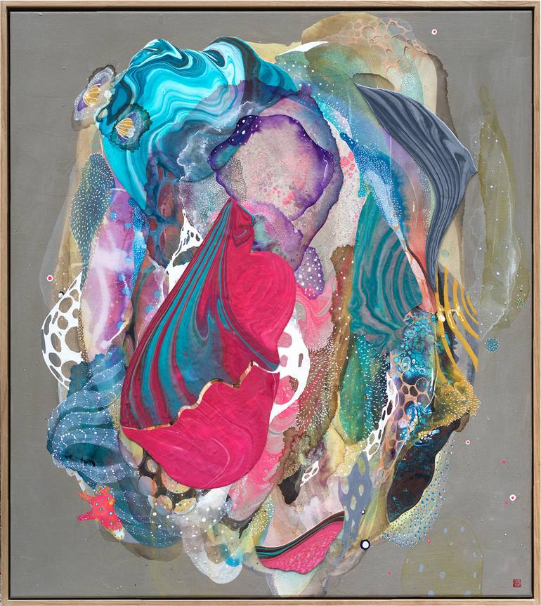 Drooping Diaphanous 2 Painting by Amanda Krantz | Saatchi Art