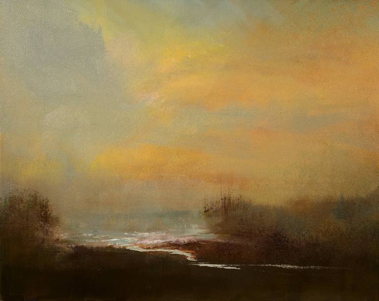 The Inlet Painting by Maurice Sapiro | Saatchi Art