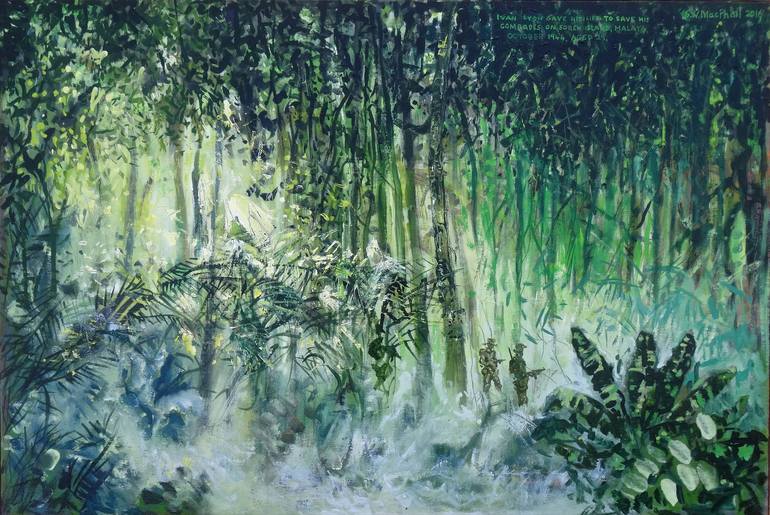 The Self-Sacrifice of Ivan Lyon Painting by Stephen MacPhail | Saatchi Art