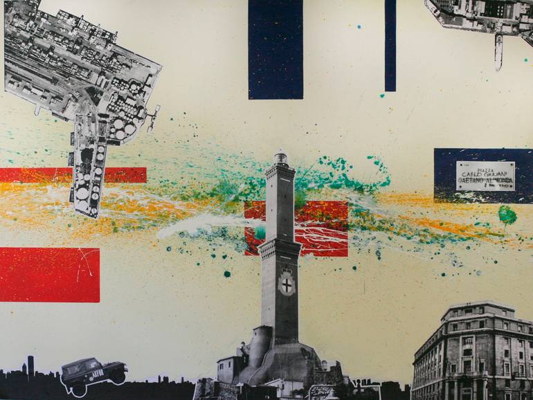 genova 10 years later Painting by Davide Ratzo Ratti | Saatchi Art
