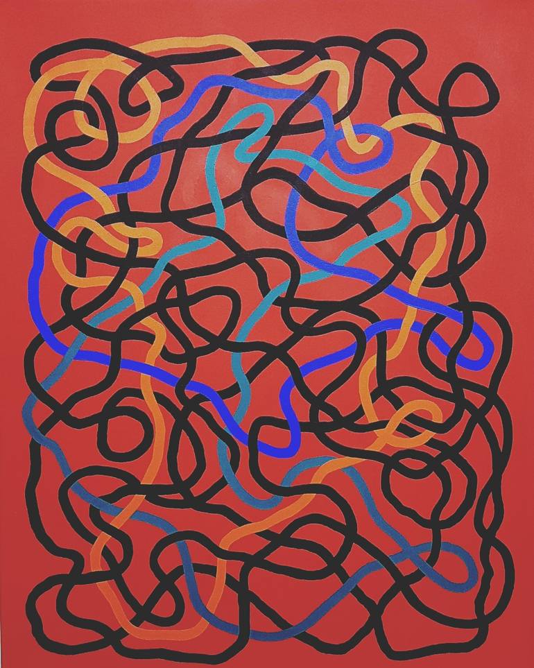 Maze Painting by James Hussey | Saatchi Art