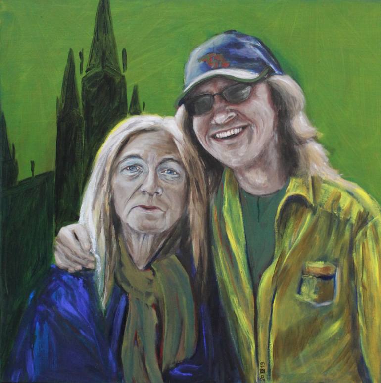 Sigrun and Nouk Painting by Daniela Neumann | Saatchi Art