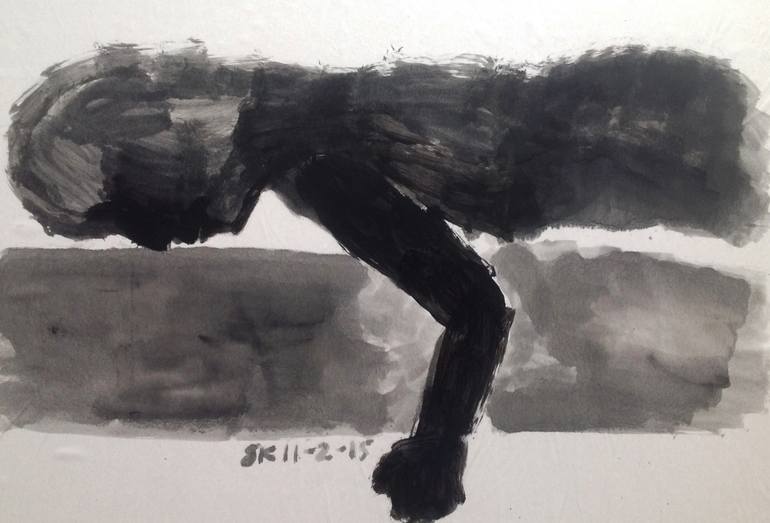 Lumb, Lashed #2 Painting by Sam Kerwin | Saatchi Art