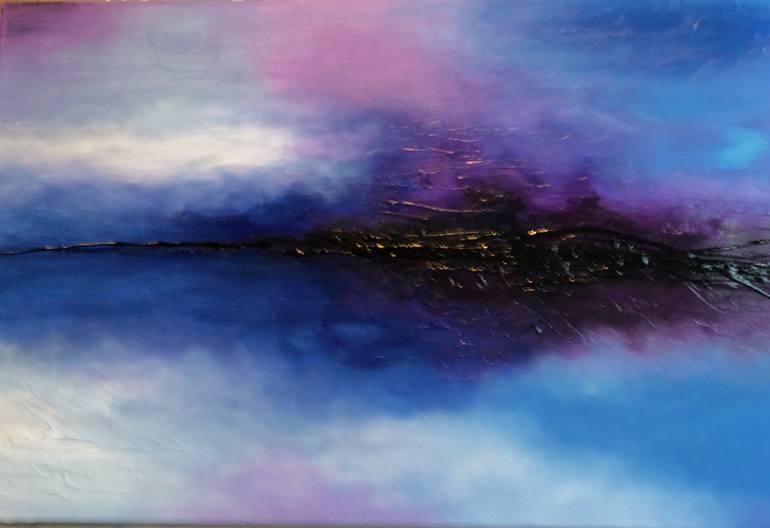 Floating Painting by Zoe Clements | Saatchi Art