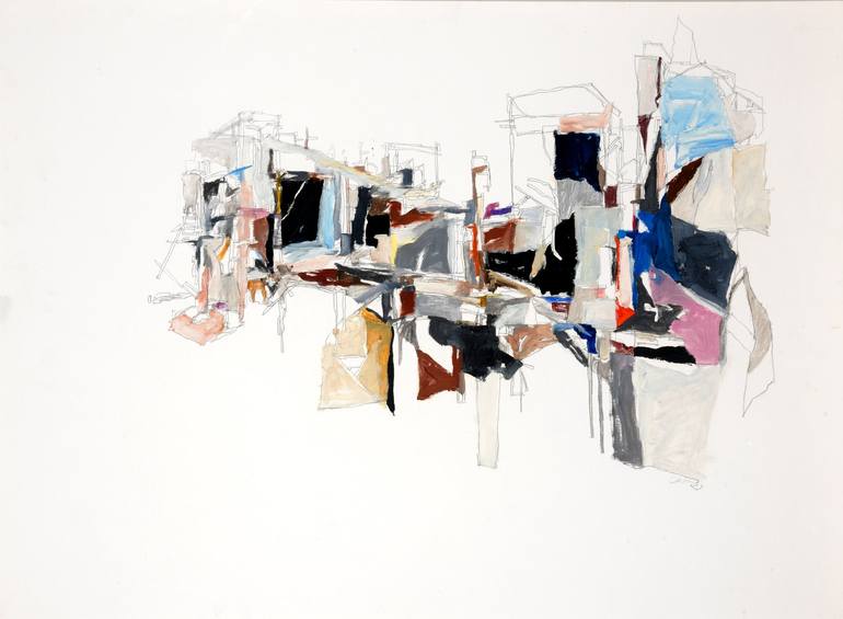 River Building I Painting by Patricia Cain | Saatchi Art