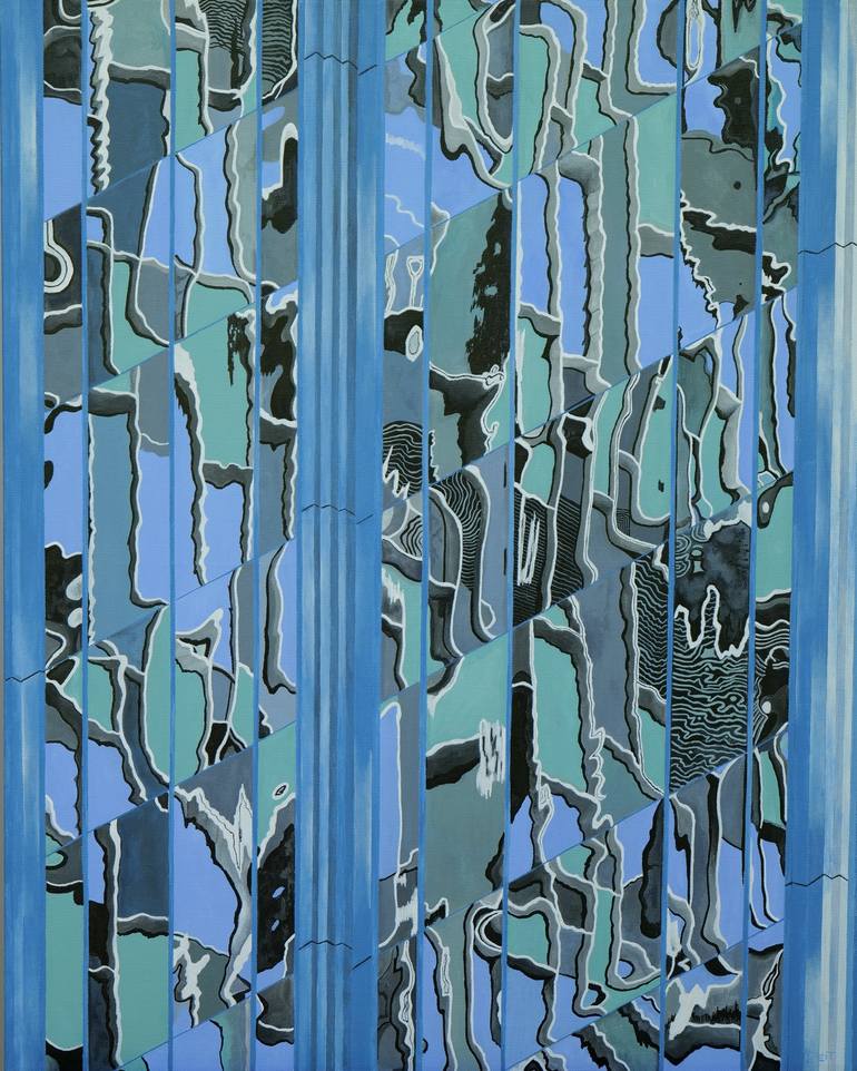 Boston Reflection 7 Painting by Steven Fleit | Saatchi Art