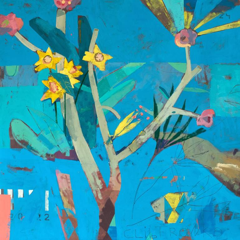 Package of Optimism Painting by Glib Franko | Saatchi Art