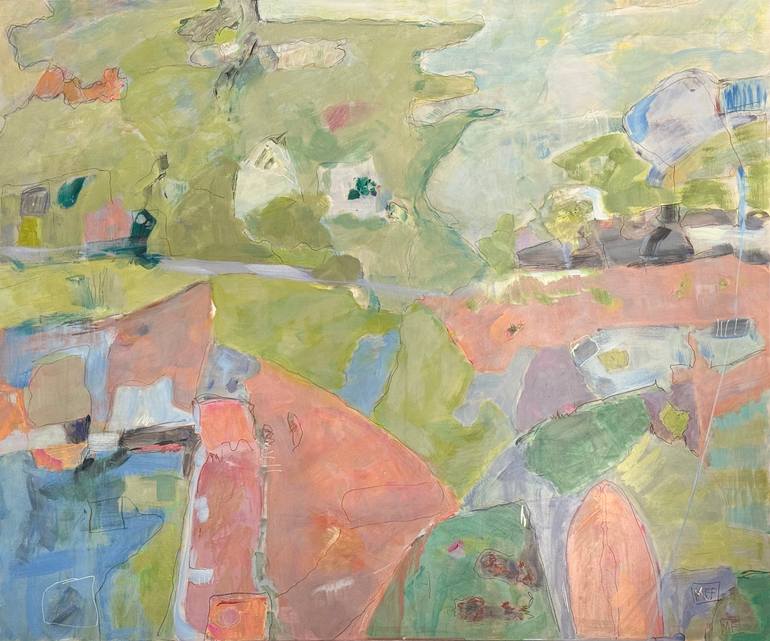 Arashiyama Painting by Maureen Fisher | Saatchi Art