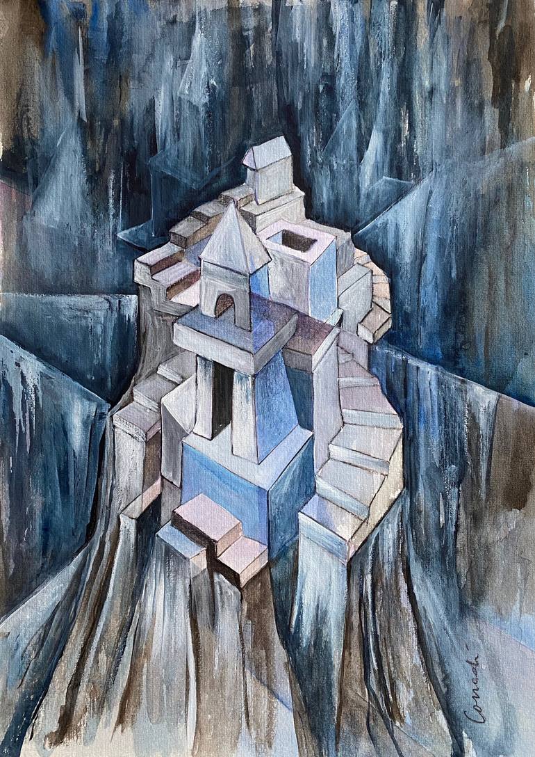 Octavia, One of Calvino's Invisible Cities Painting by Colleen Corradi ...