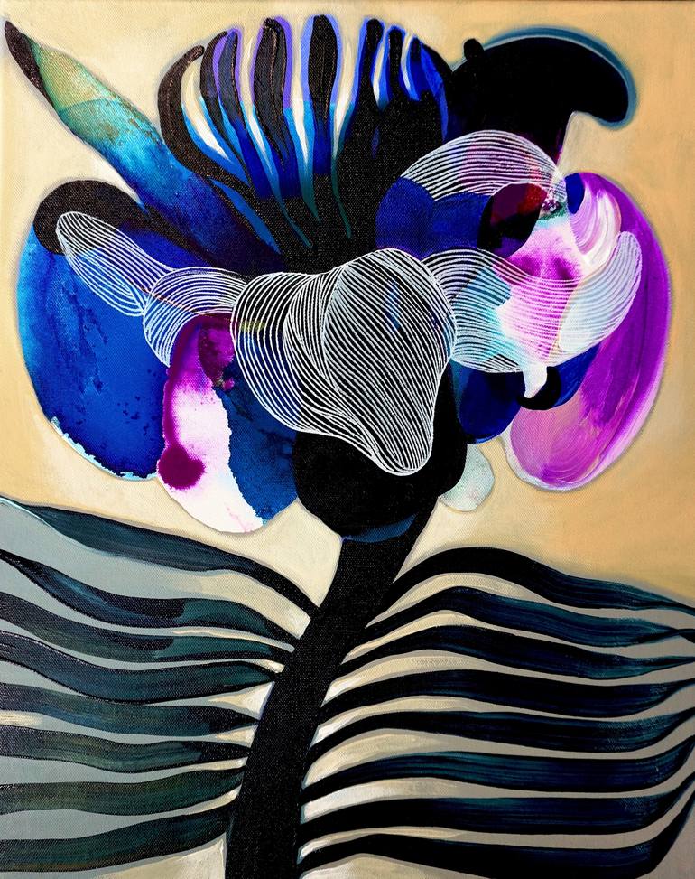 Flower F Painting by Victor Tkachenko | Saatchi Art