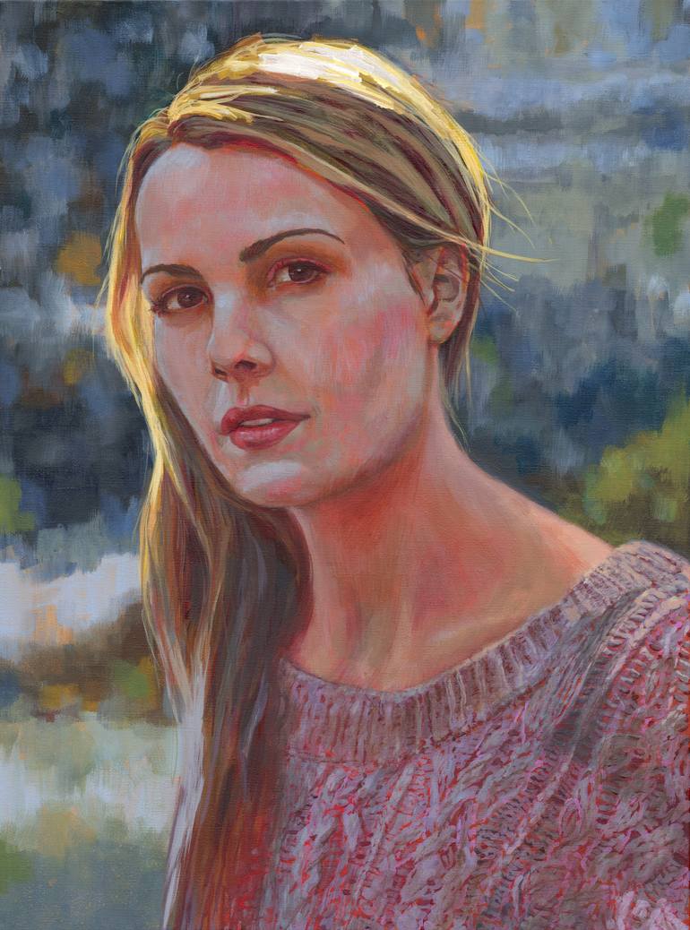 Hallie Painting by Matt Cauley | Saatchi Art