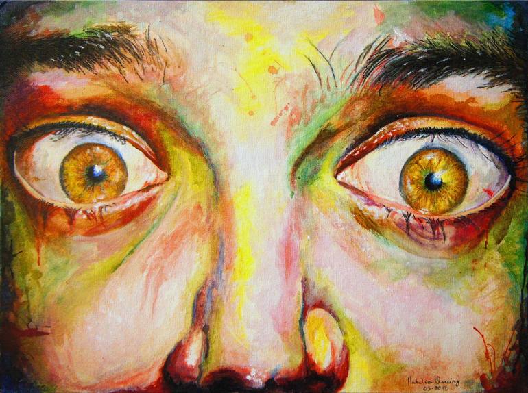 Panic Painting by Natlia Queiroz | Saatchi Art