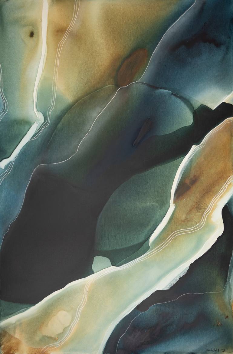 Gadigal Waters Painting by Dinah Wakefield | Saatchi Art