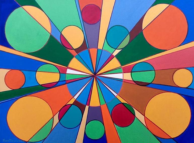 Nuclear Fusion Painting by Piero Masia | Saatchi Art