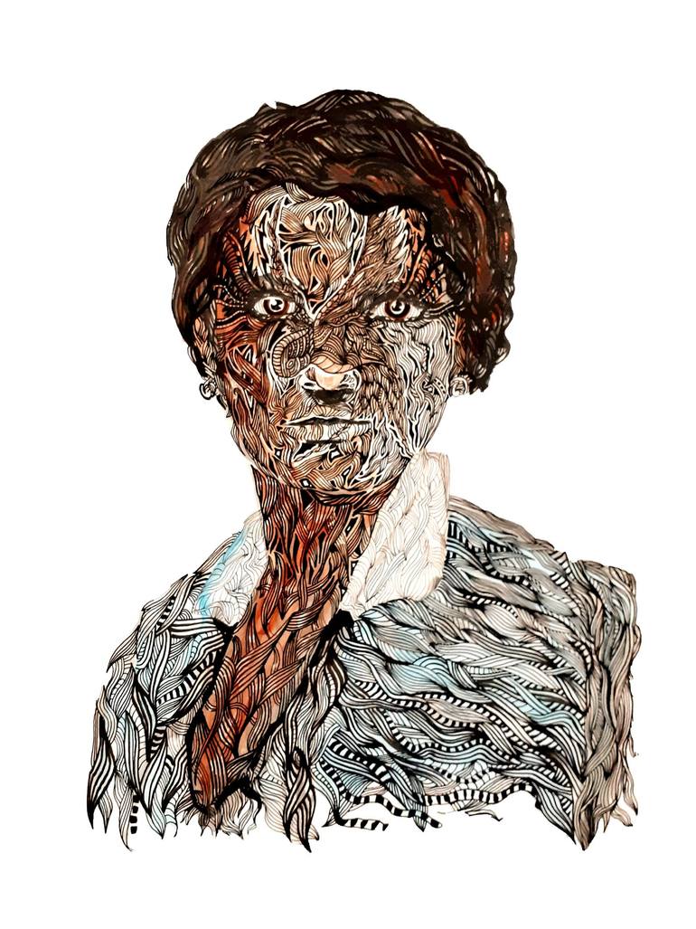 Spies: Virginia Hall Drawing by Hans Meertens | Saatchi Art