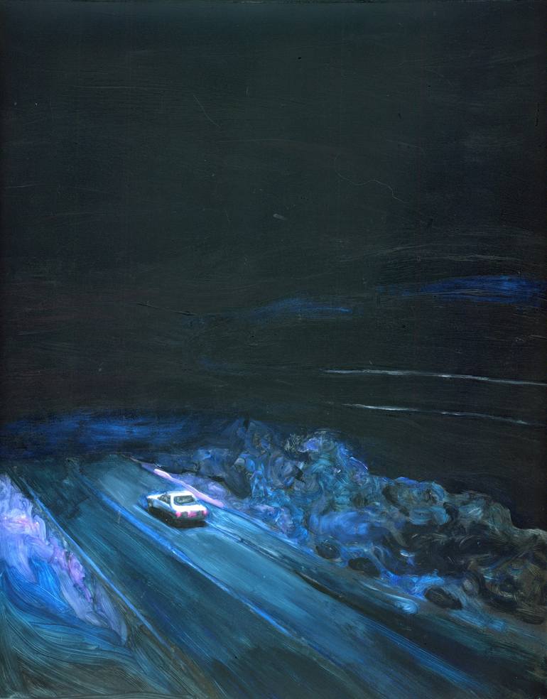 Road runner Painting by Christy Powers | Saatchi Art