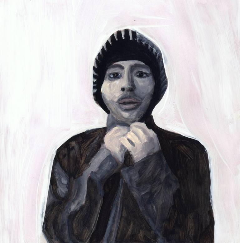 Thom Yorke Painting by Christy Powers | Saatchi Art