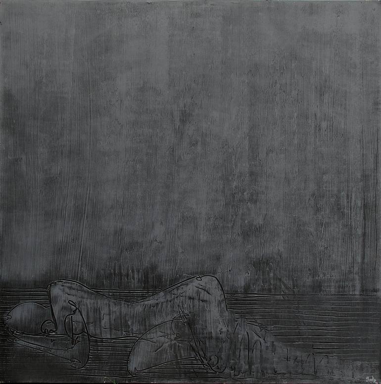 Asleep Painting by Mindaugas Juodis | Saatchi Art