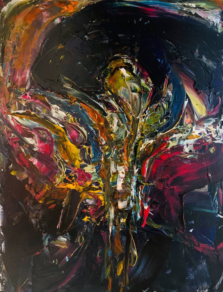 Skull's Scream Painting by Daniel Marcoux | Saatchi Art