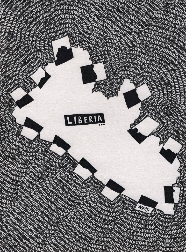 We are one- Liberia Drawing by Inkas Arts | Saatchi Art