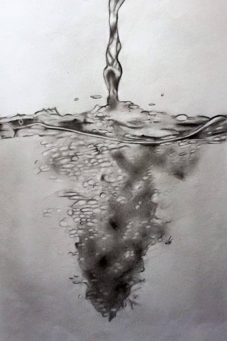 Turbulence Drawing by Skye William Eade | Saatchi Art