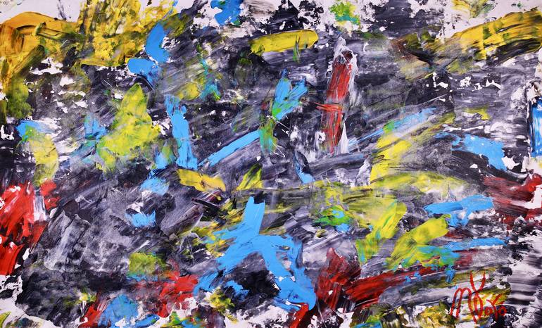 Spontaneous Statement Painting by Nestor Toro | Saatchi Art