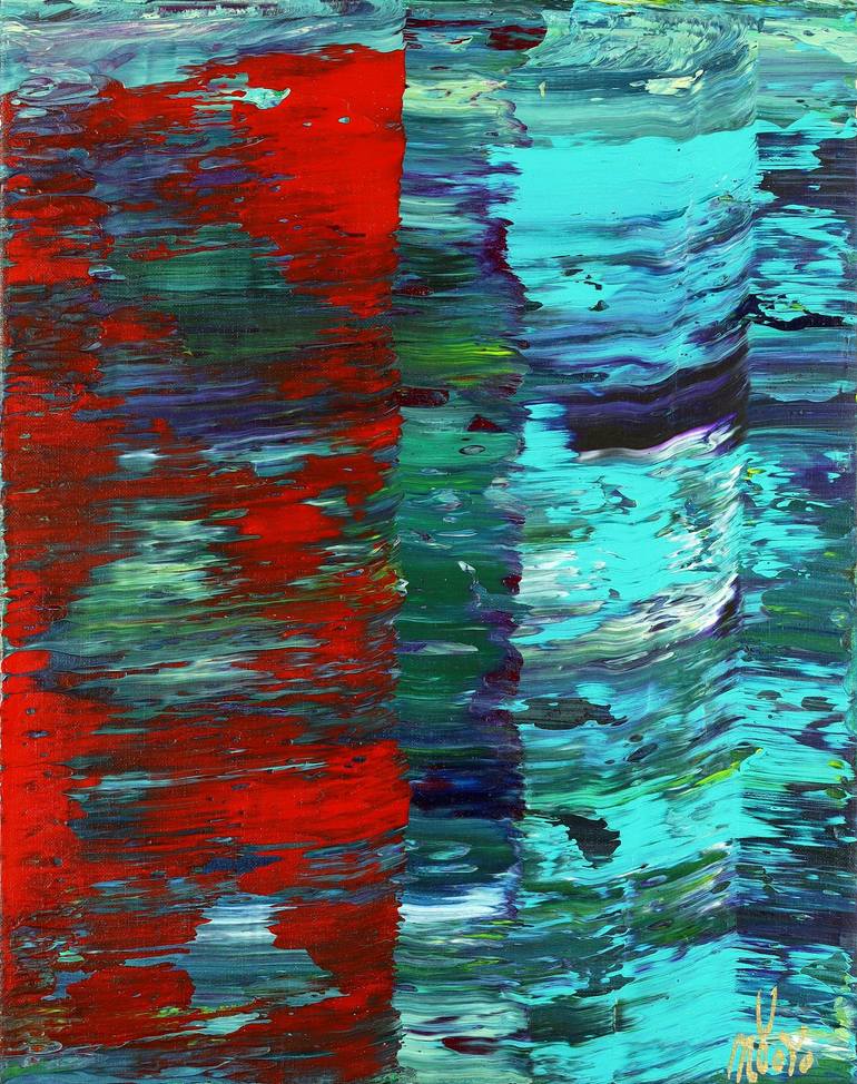 Split panorama 4 (Action divided) Painting by Nestor Toro | Saatchi Art