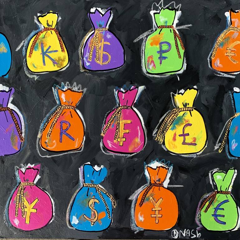 Show me the money! Painting by Brian Nash | Saatchi Art
