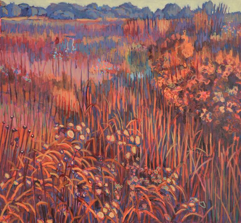 Middlefork Prairie II Painting by Nina Weiss | Saatchi Art