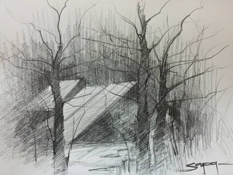 734Hz Drawing by Sayooj Manohar | Saatchi Art