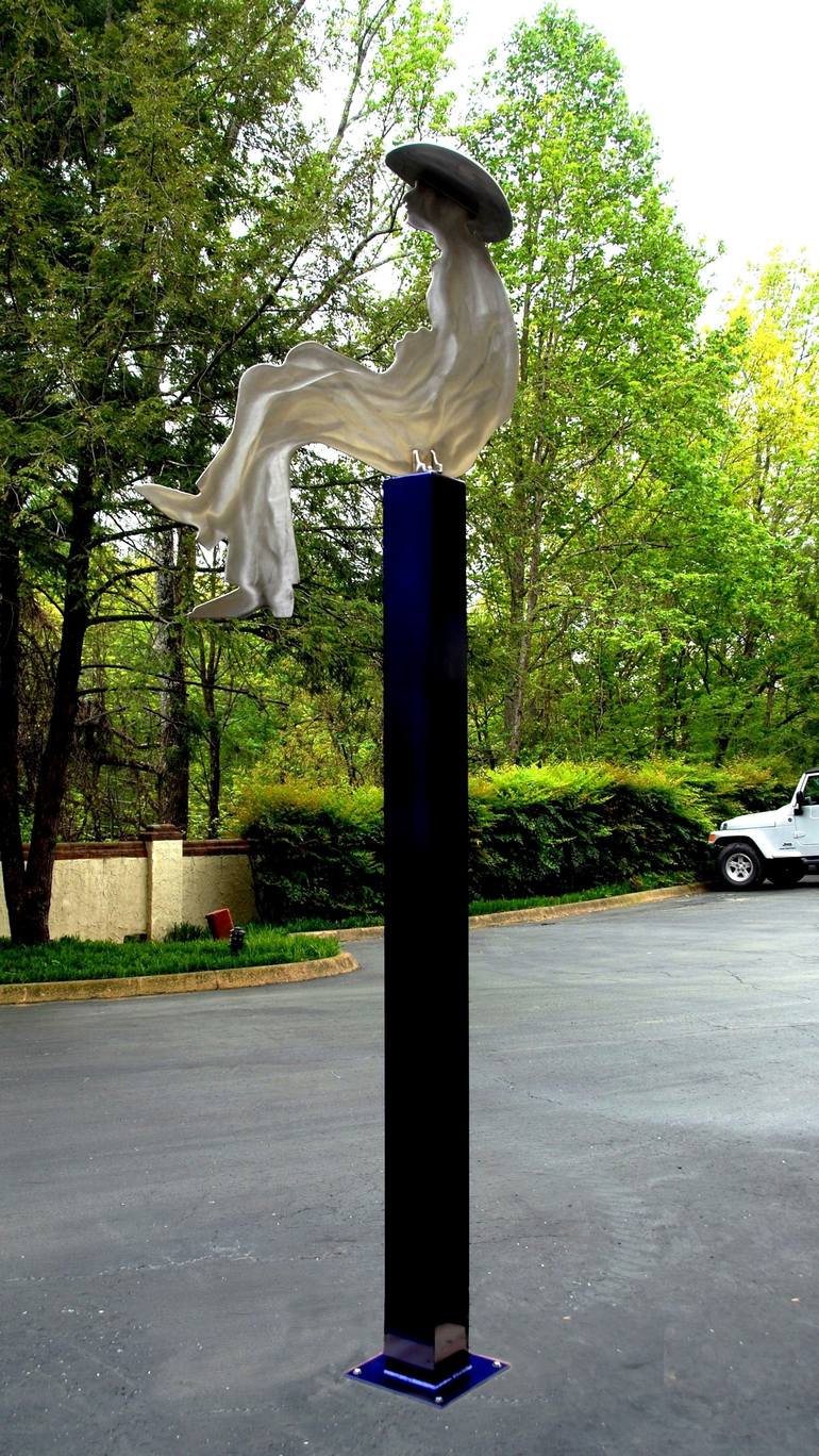 COWBOY WATCHER Sculpture by Jim Collins | Saatchi Art