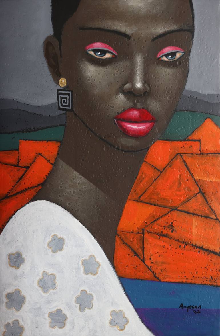 Queen 2 Painting by segun aiyesan | Saatchi Art