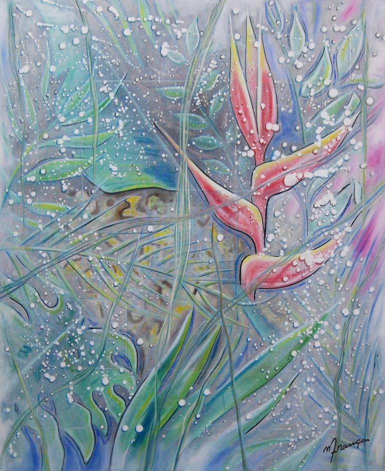 A walk in the woods Painting by Marcio França Moreira | Saatchi Art