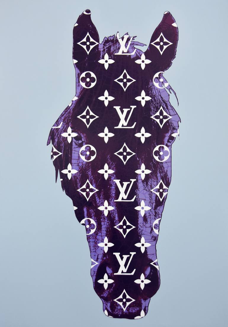LV Stallion - Gum Drop Painting by Campbell La Pun | Saatchi Art