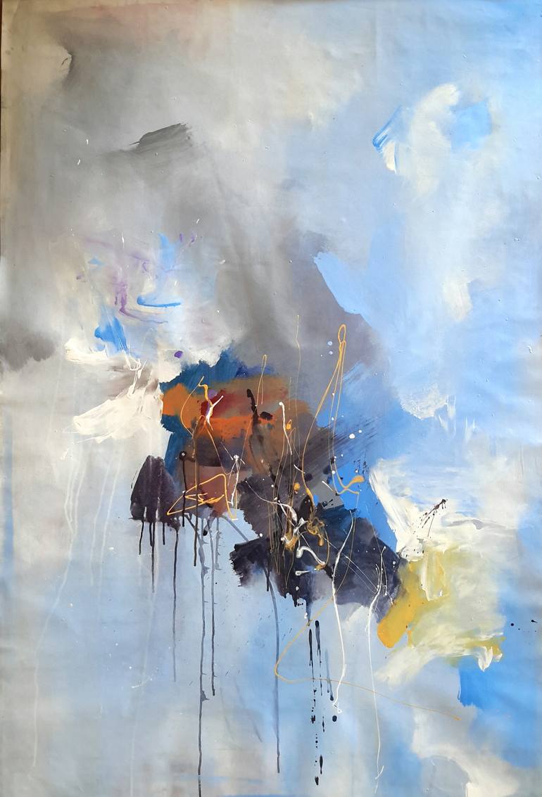 The new addiction: abstraction #10 Painting by Rodrigue Semabia ...