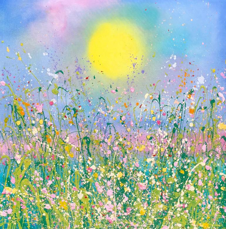All The Spring Love Songs of My Heart Painting by Yvonne Coomber ...