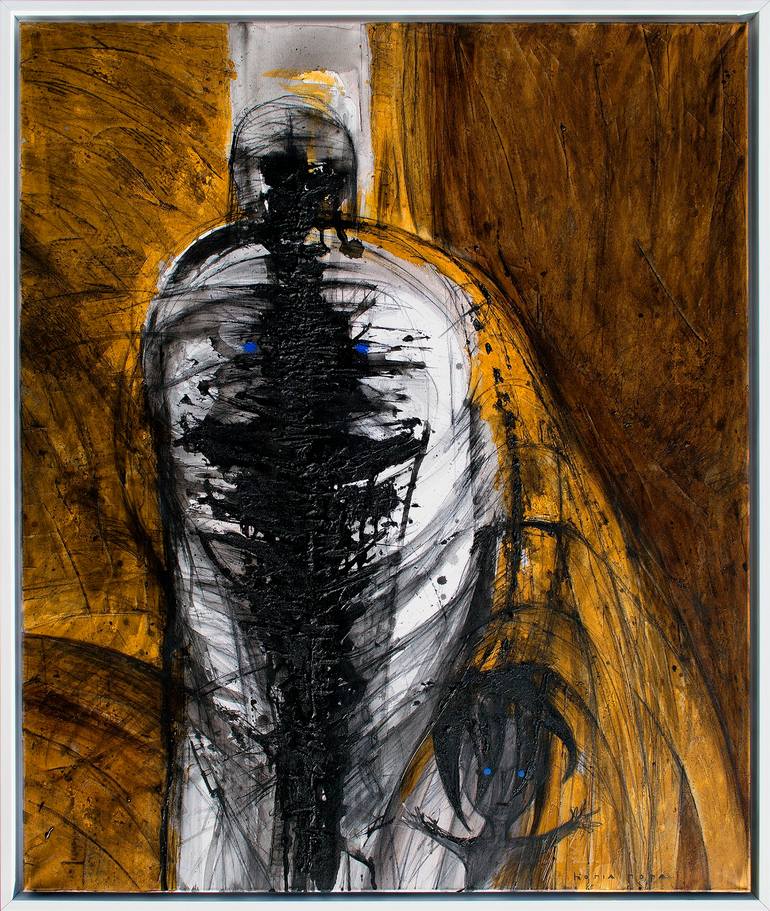 Angelus ( A visit of an angel in my childhood) Painting by Horia Popa ...