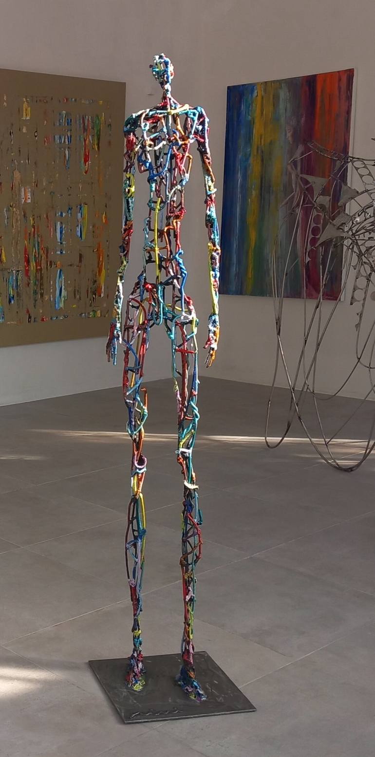 I'm lost in a raimbow (Star man) Sculpture by Michele Rizzi | Saatchi Art Italy