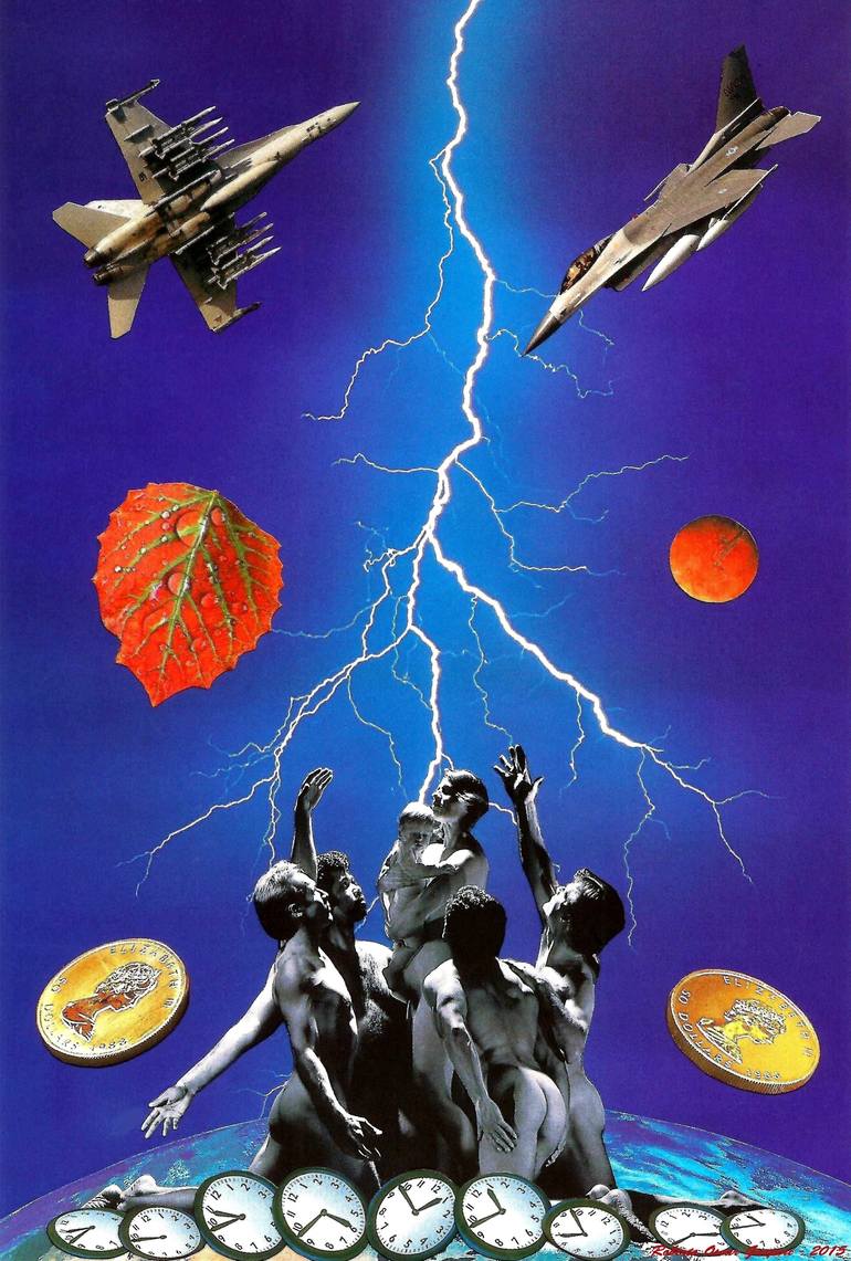 BLITZ Collage by Roberto Oscar Gasperi | Saatchi Art