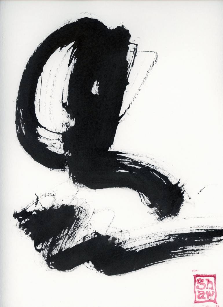 Scott Shaw Zen Calligraphy 5 Painting by Scott Shaw | Saatchi Art