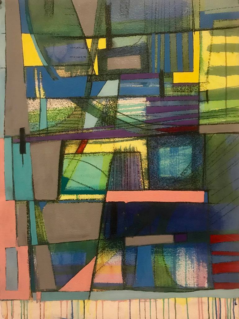 Abstract Blue #5 Painting by Bruce Anderson | Saatchi Art